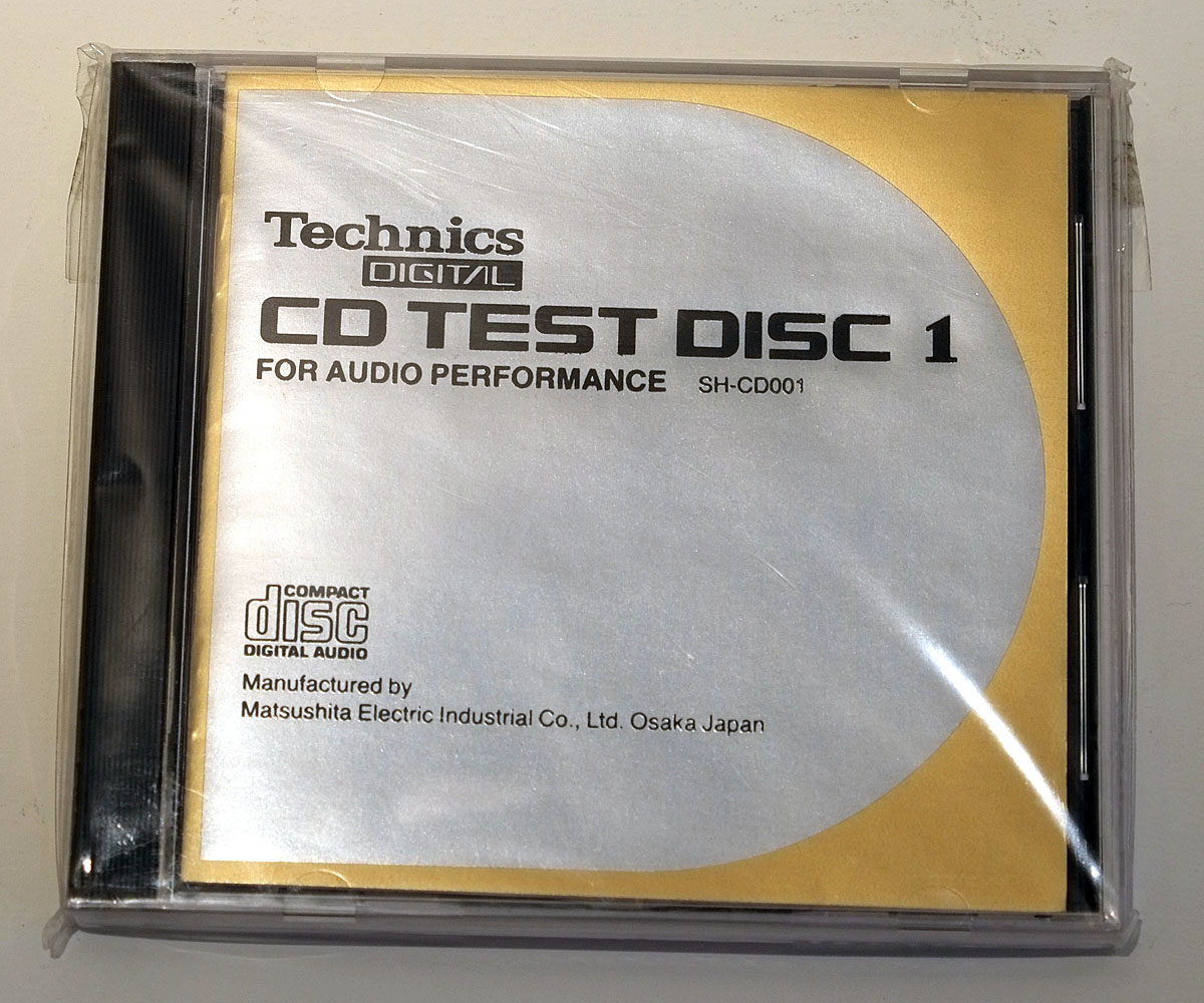 Technics Digital CD Test Disc 1 (M1314) | Audio Creativ